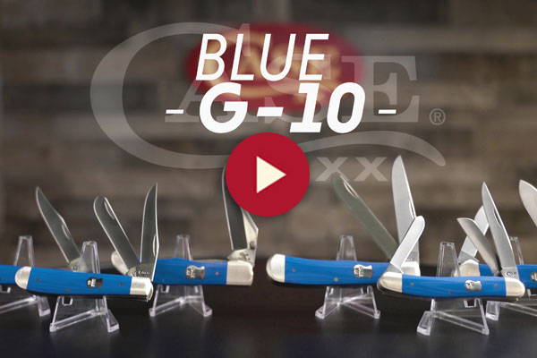 Blue G-10 Knives – caseknives.com