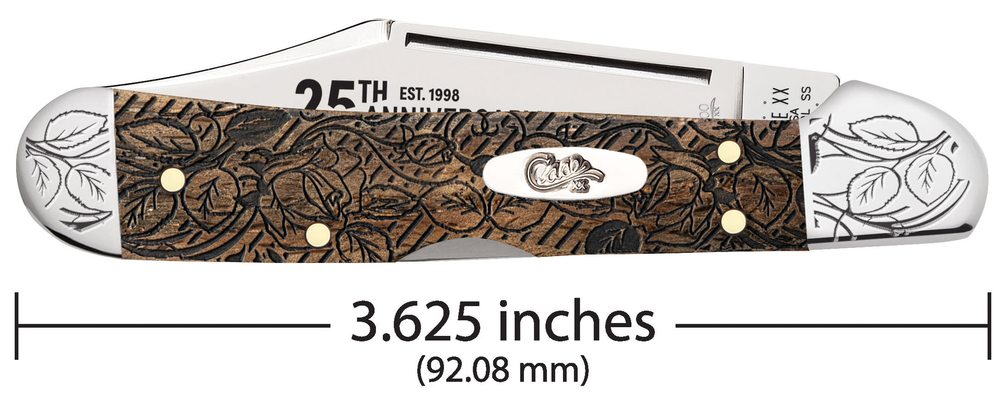 Case® | Smooth Natural Curly Oak Mini CopperLock® – caseknives.com