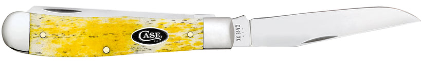 Case® | Smooth Yellow Bone Trapper Knife – caseknives.com