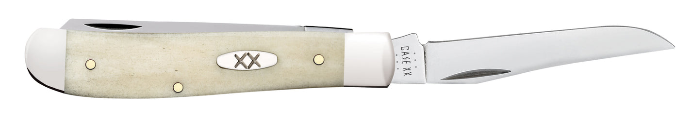 Case® | Smooth Natural Bone Mini Trapper Knife – caseknives.com