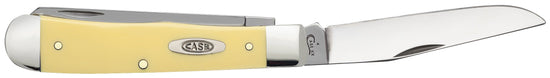 Case® | Yellow Synthetic Carbon Steel Trapper Knife – caseknives.com