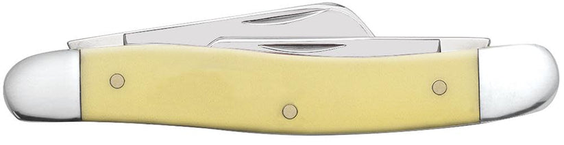 Case® | Yellow Synthetic Carbon Steel Medium Stockman Knife ...