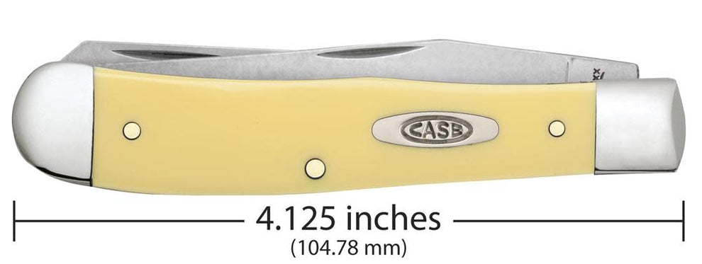 Case® | Yellow Synthetic Trapper Knife w/ Clip – caseknives.com