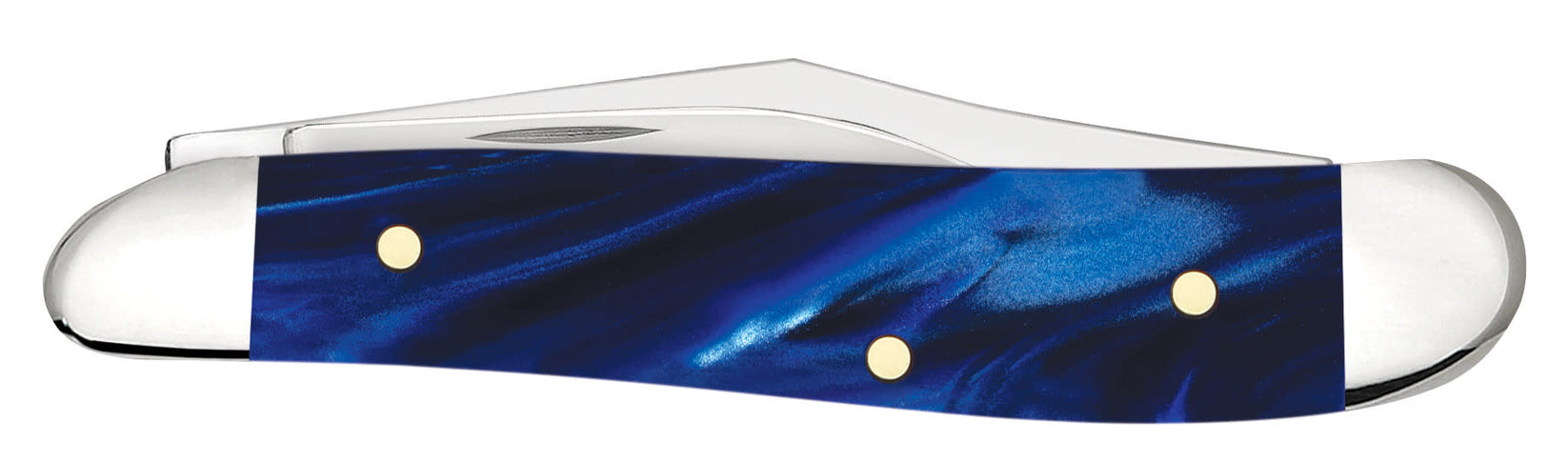Case® | Smooth Blue Pearl Kirinite® Peanut – caseknives.com